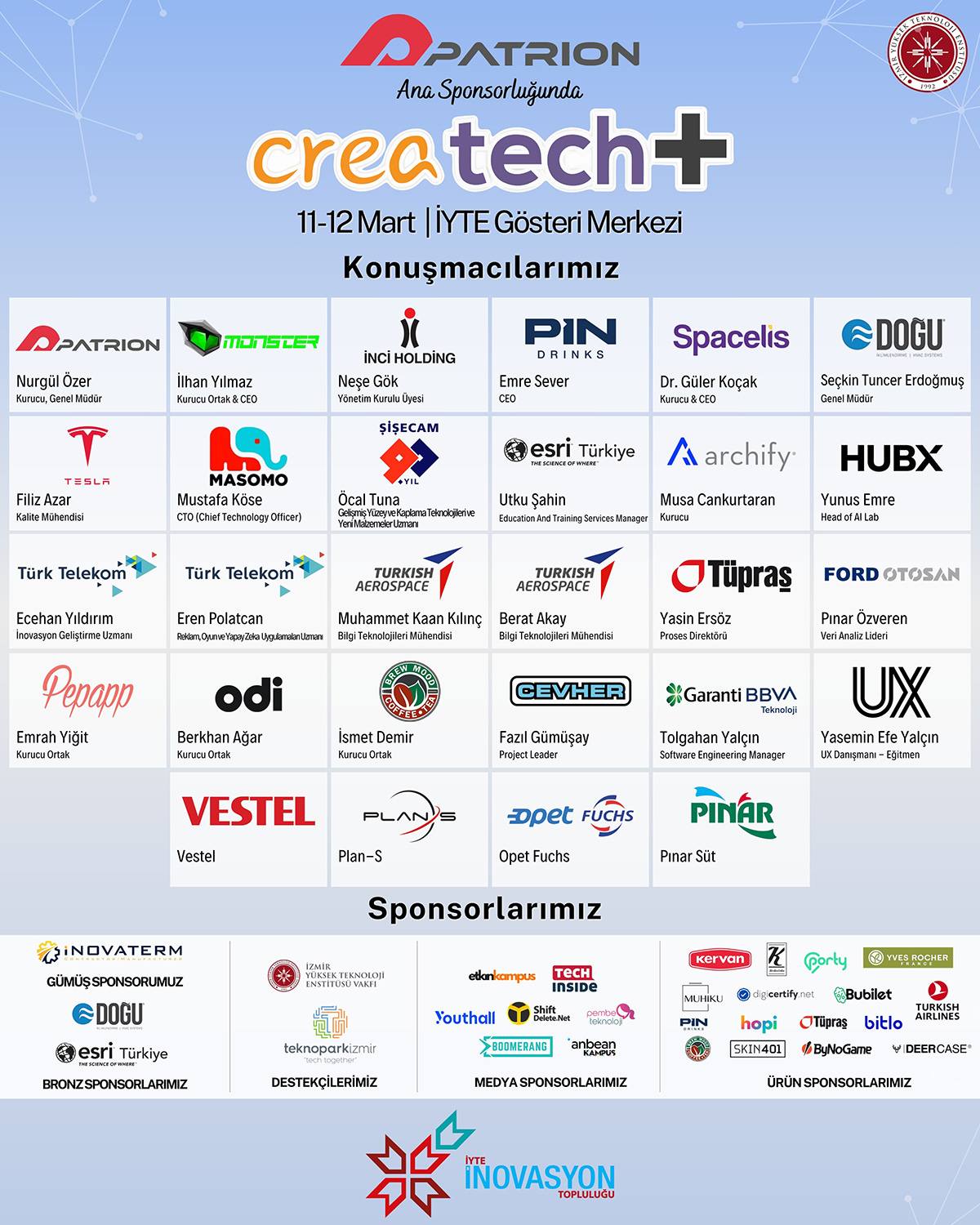 CreaTECH+ X - İzmir Yüksek Teknoloji Enstitüsü