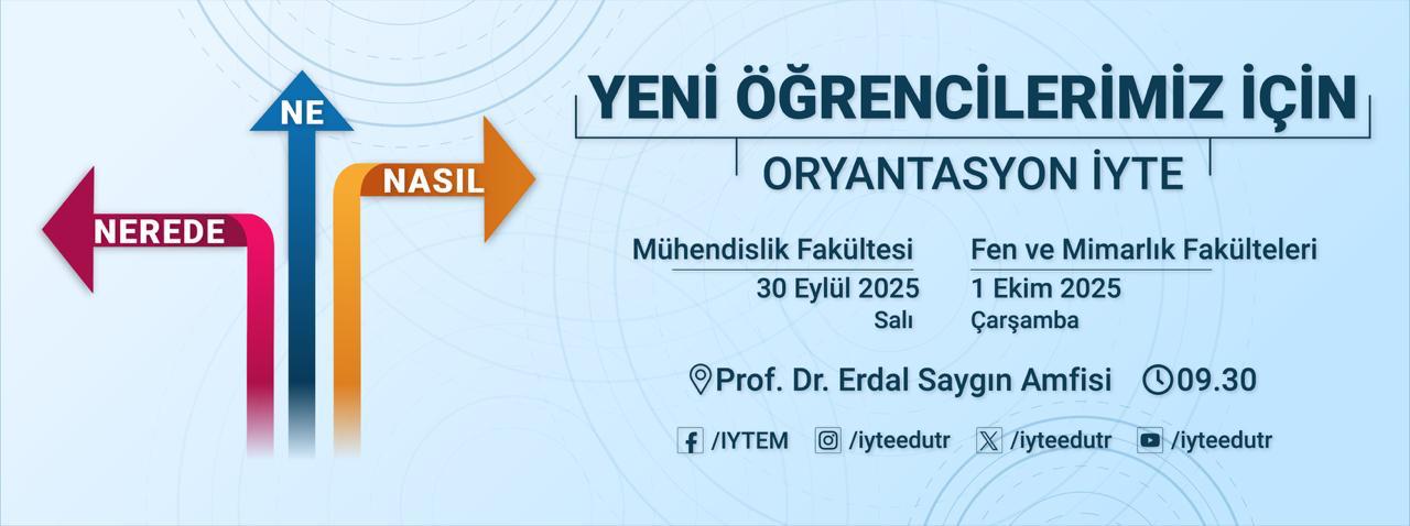 İYTE Ana Sayfa - İzmir Yüksek Teknoloji Enstitüsü